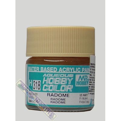PEINTURE ACRYLIQUE H318 RADOME SATINE (10ML) GSH318 GUNZE SANGYO