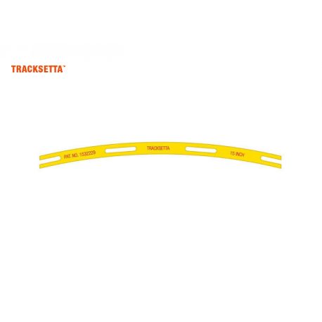 Gabarit pour voie courbe rayon 381 mm (N) PENT15 PECO